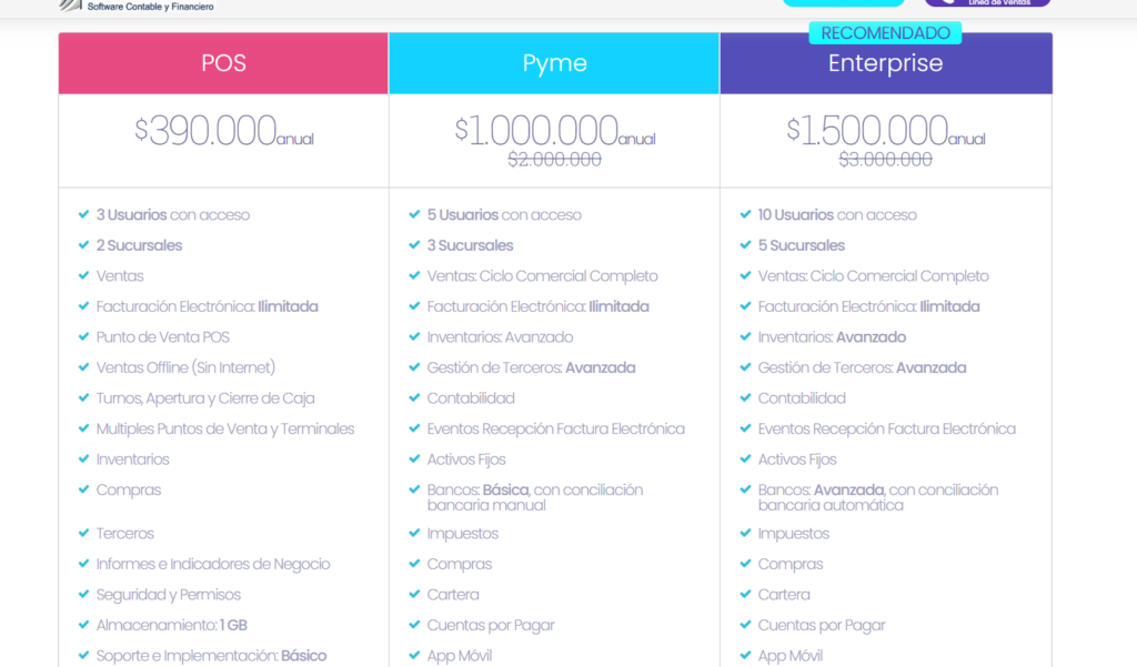 El mejor software contable en Colombia 2026: ranking y comparativa