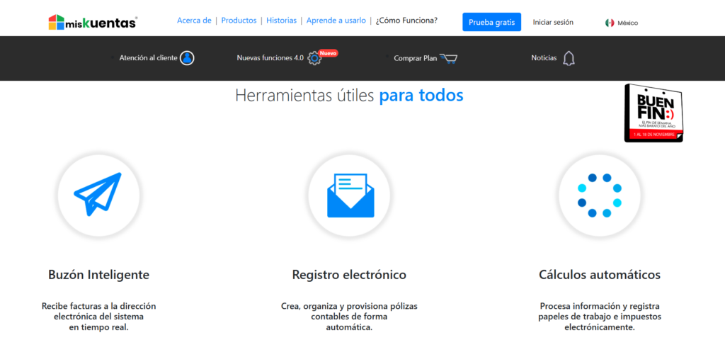 ¿Qué es Miskuentas y cuáles funcionalidades puedo usar?